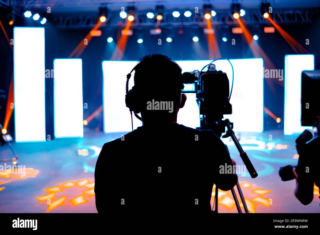 Professional cameraman - covering on event with a video, cameraman ...