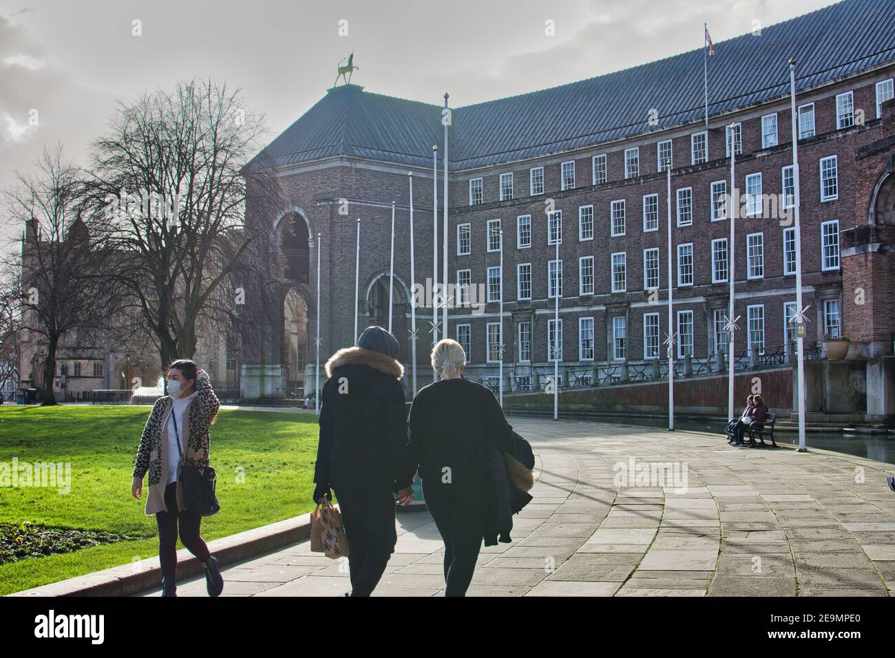 Bristol city centre during lockdown Stock Photo - Alamy