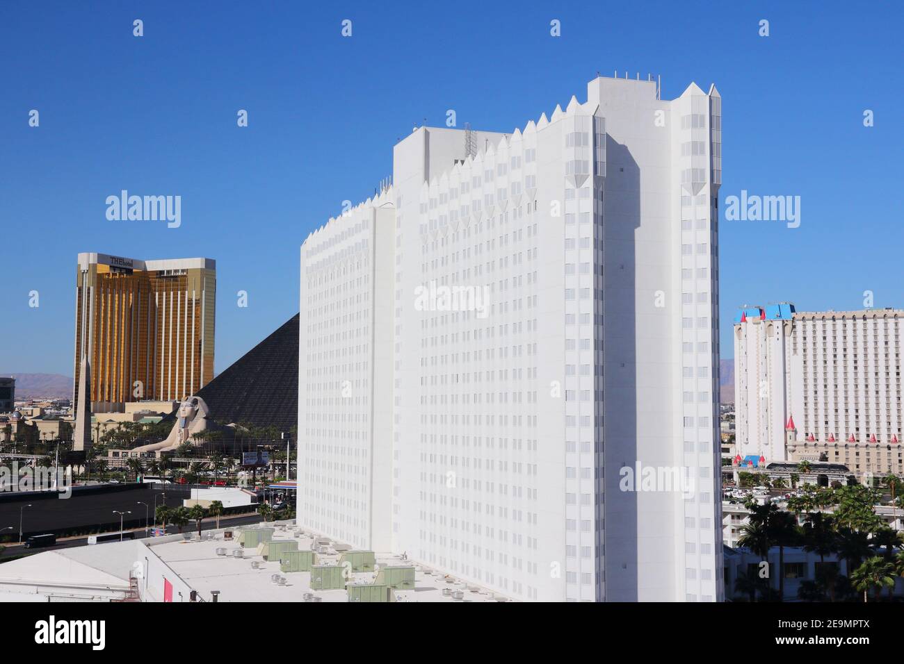 LAS VEGAS, USA - APRIL 14, 2014: Tropicana resort view in Las Vegas. It ...