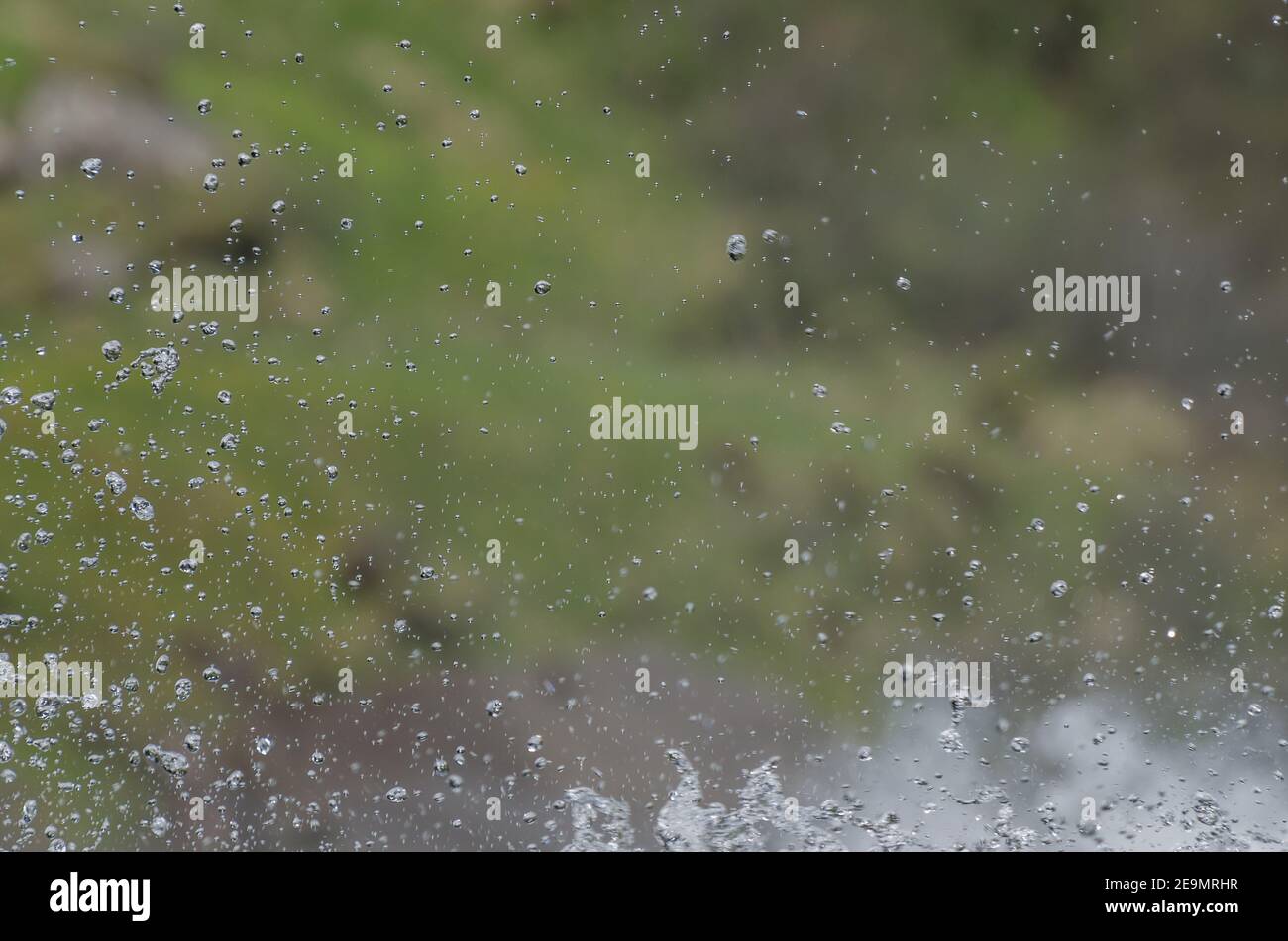 splashing water in nature detail view Stock Photo - Alamy