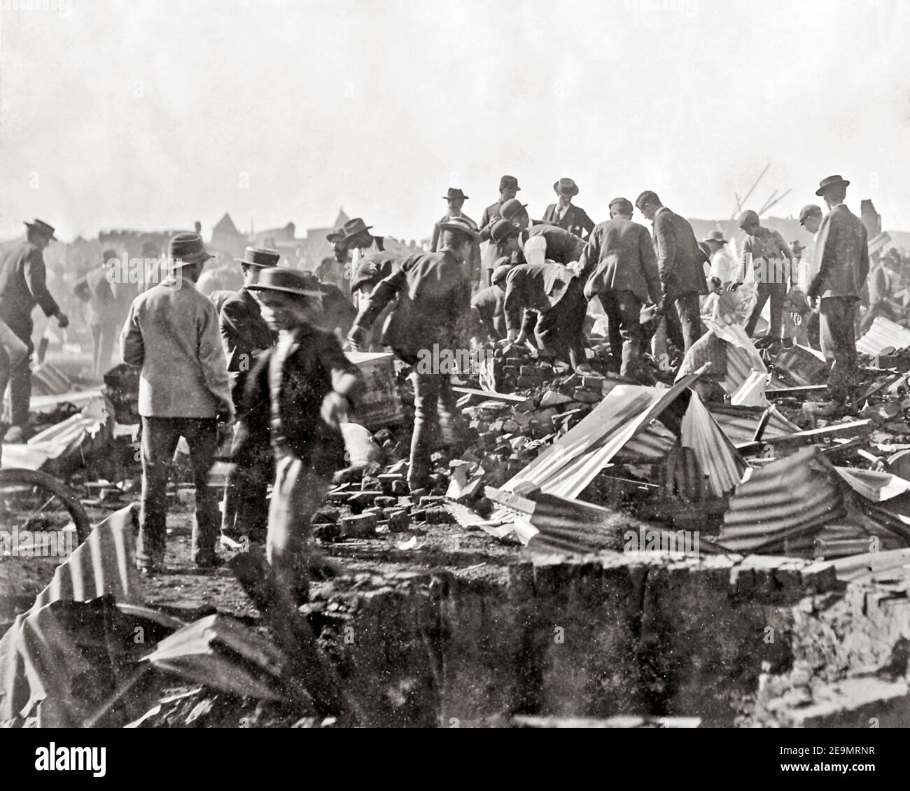 Dynamite explosion 19th century hi-res stock photography and images - Alamy