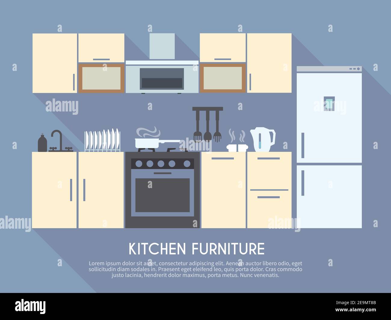 Kitchen appliances section Stock Vector Images - Alamy