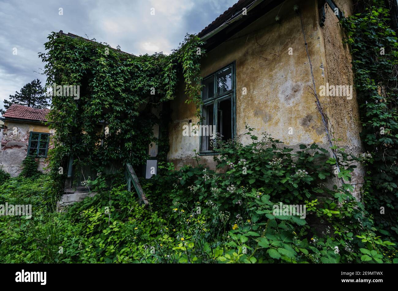 Overgrown old house hi-res stock photography and images - Alamy