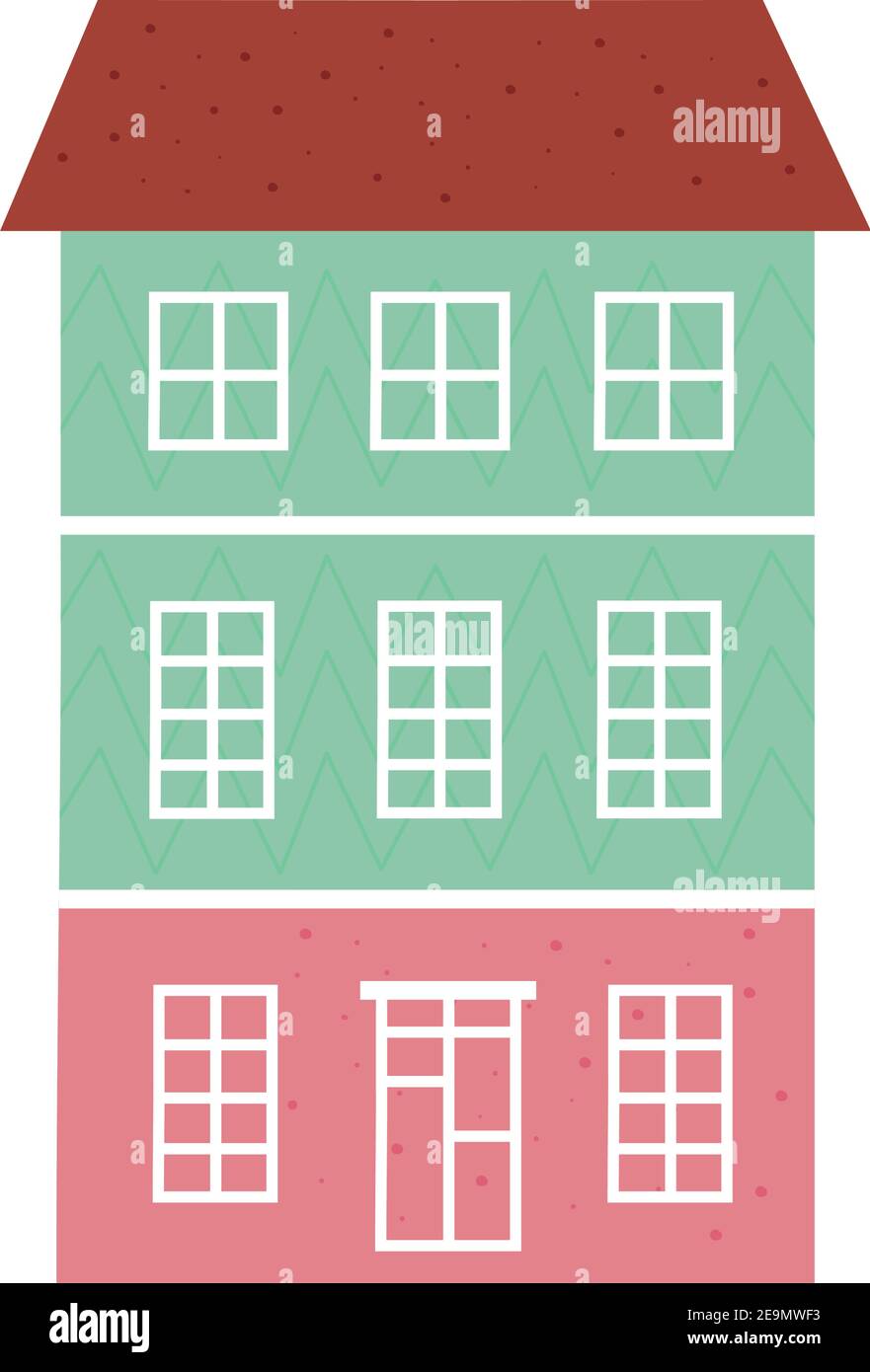 building front facade isolated icon Stock Vector Image & Art - Alamy