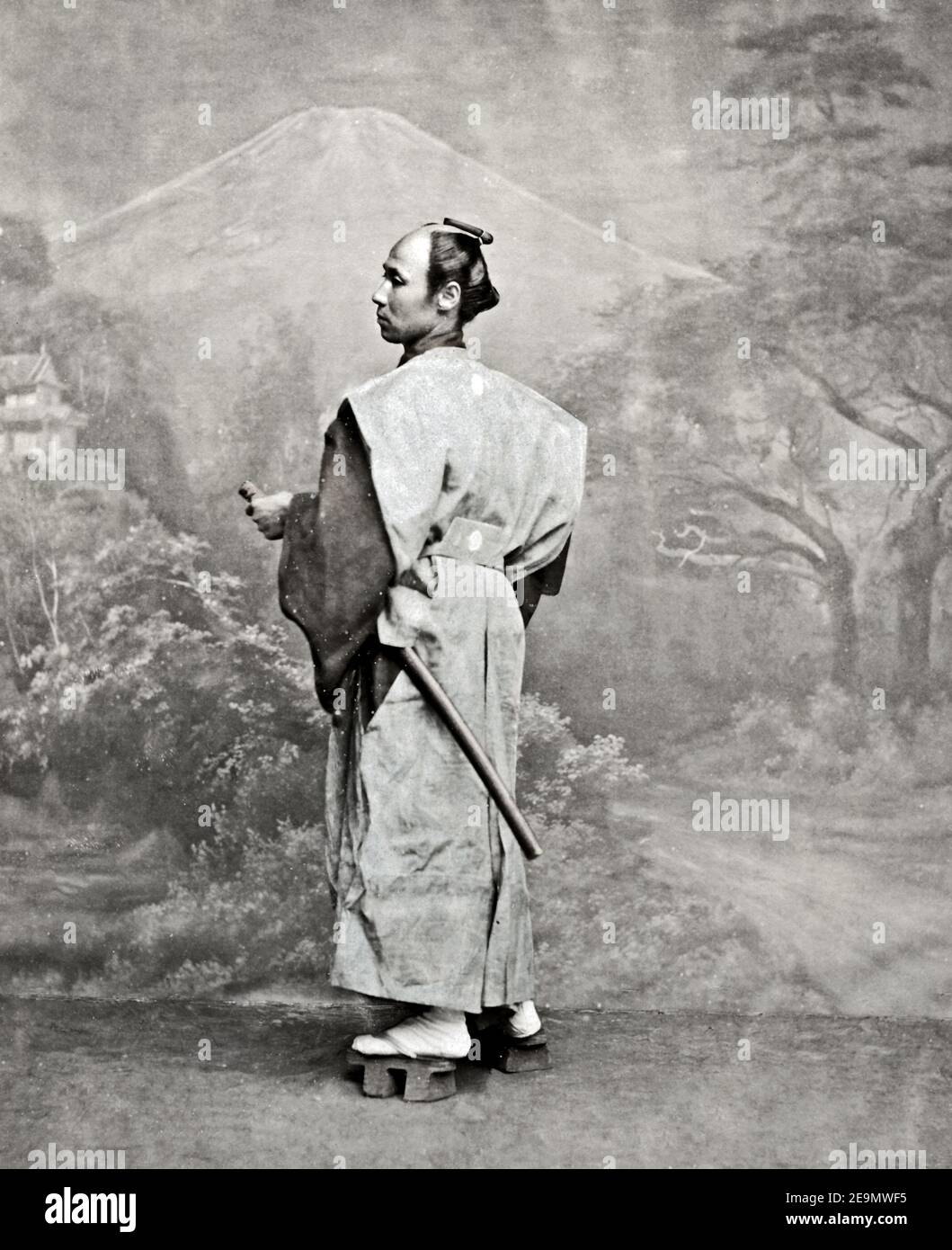Late 19th century photograph - Samurai, Japan Stock Photo - Alamy