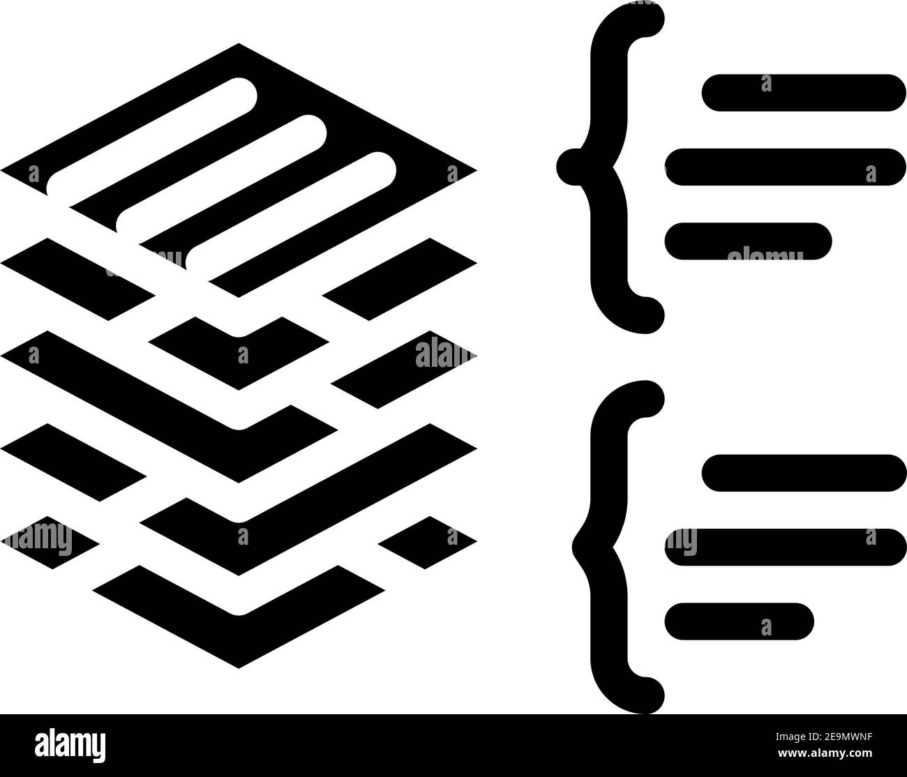 face scanning glyph icon vector illustration flat Stock Vector Image ...