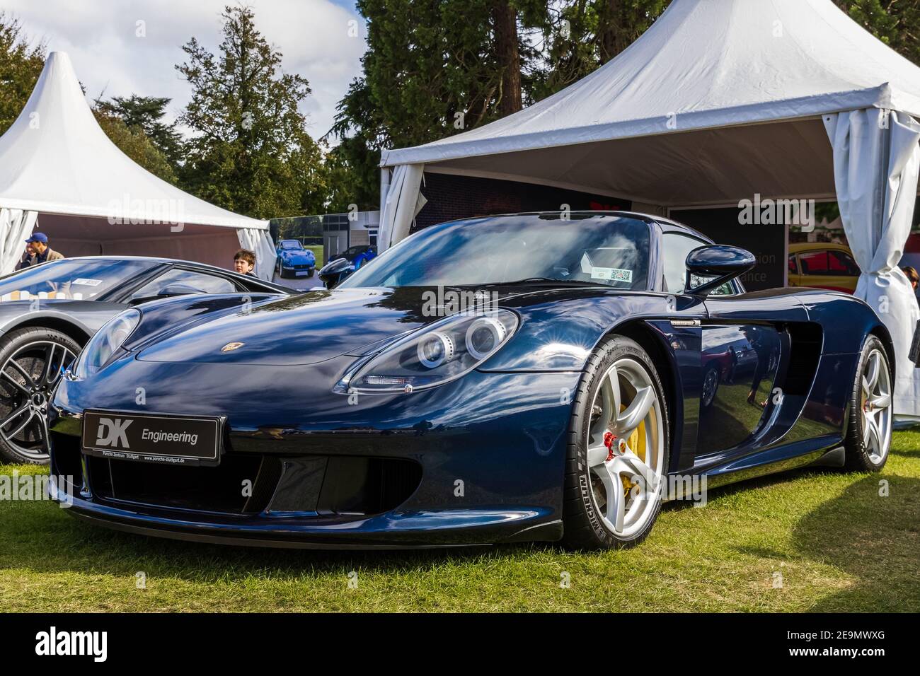 Porsche Carrera GT on show at the Concours d’Elegance held at Blenheim ...