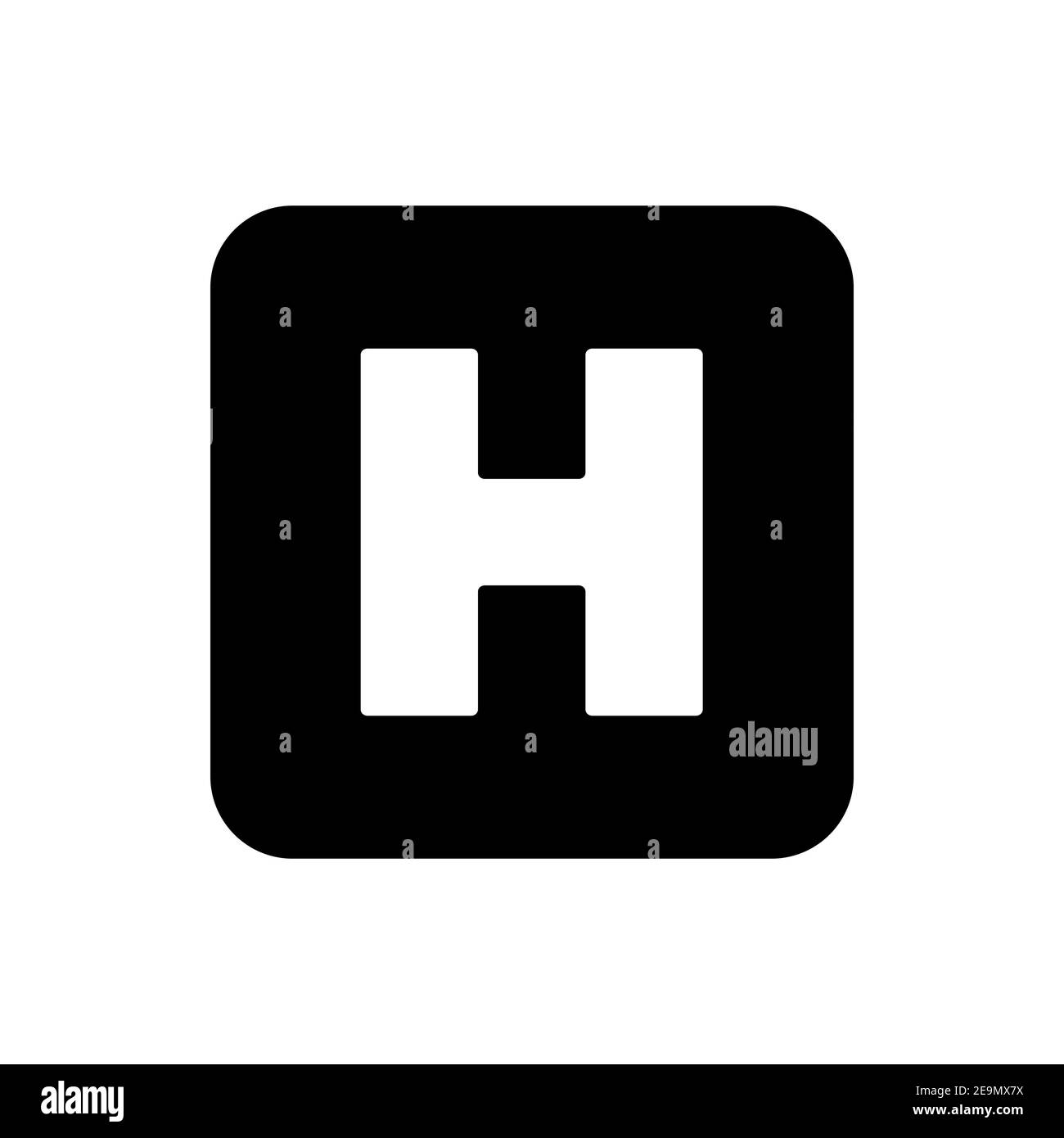 Hospital vector glyph icon. Medicine and healthcare, medical support ...