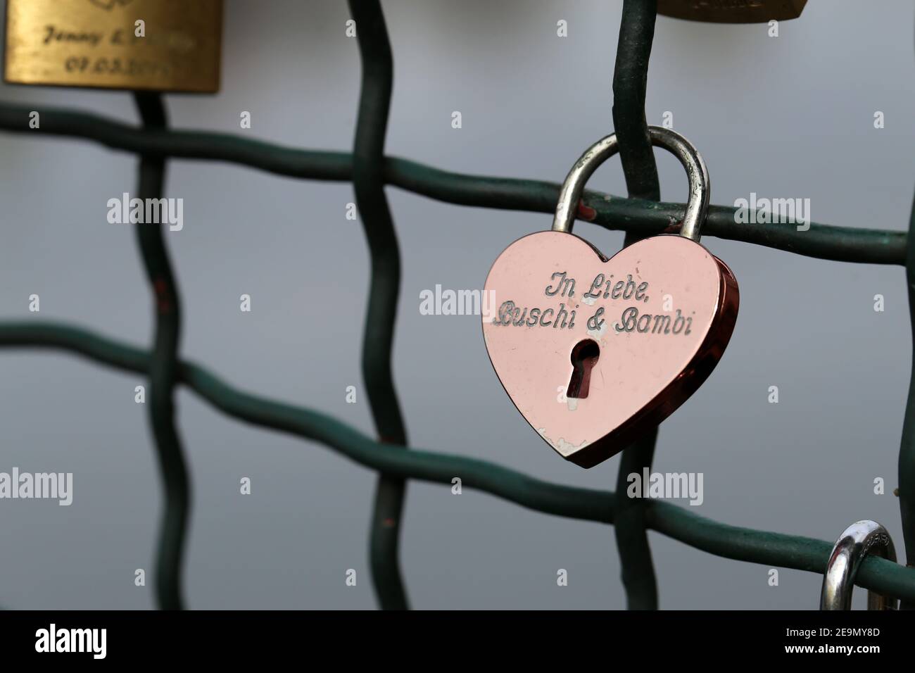 Switzerland zurich love locks hi-res stock photography and images - Alamy