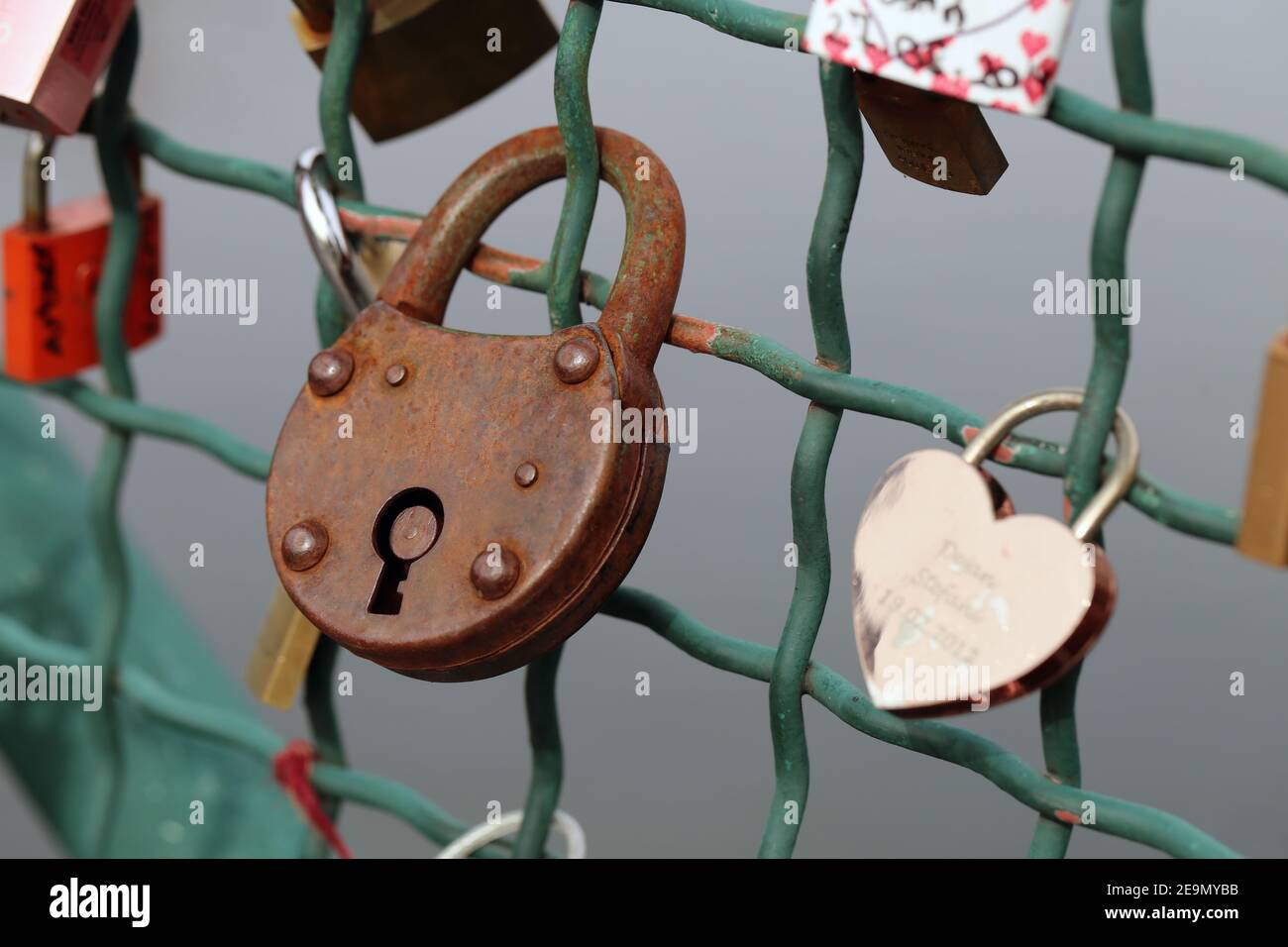Switzerland zurich love locks hi-res stock photography and images - Alamy
