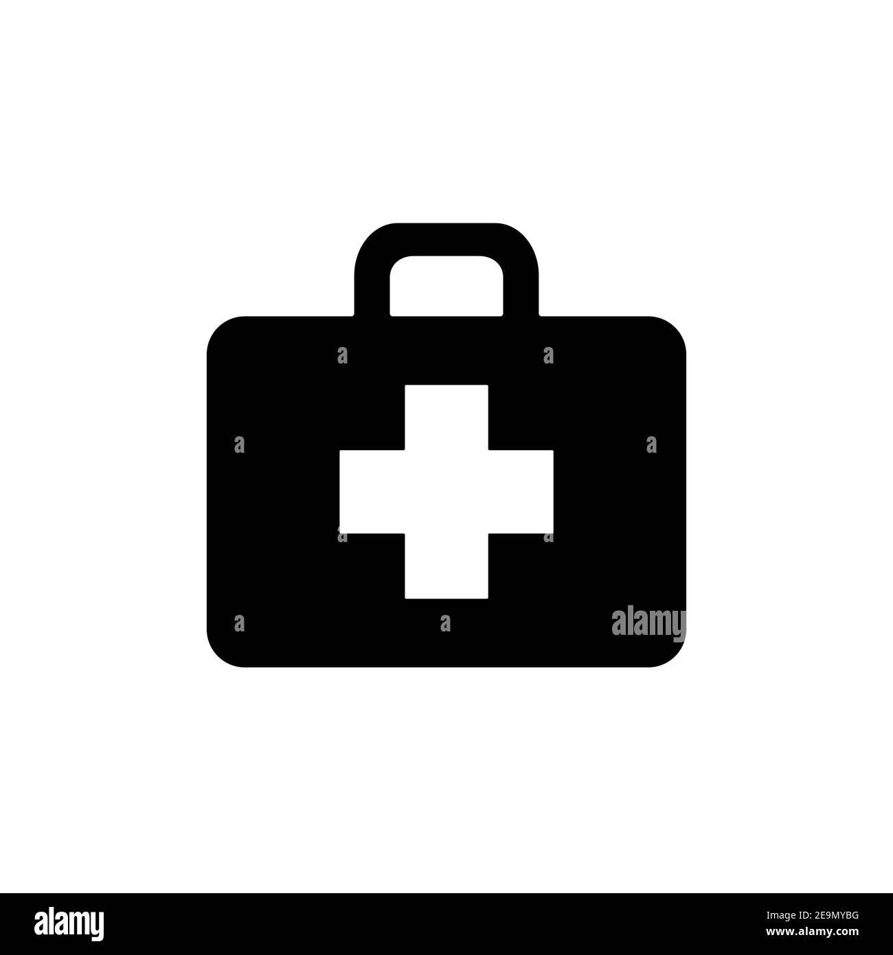First aid kid vector glyph icon. Medicine and healthcare, medical ...
