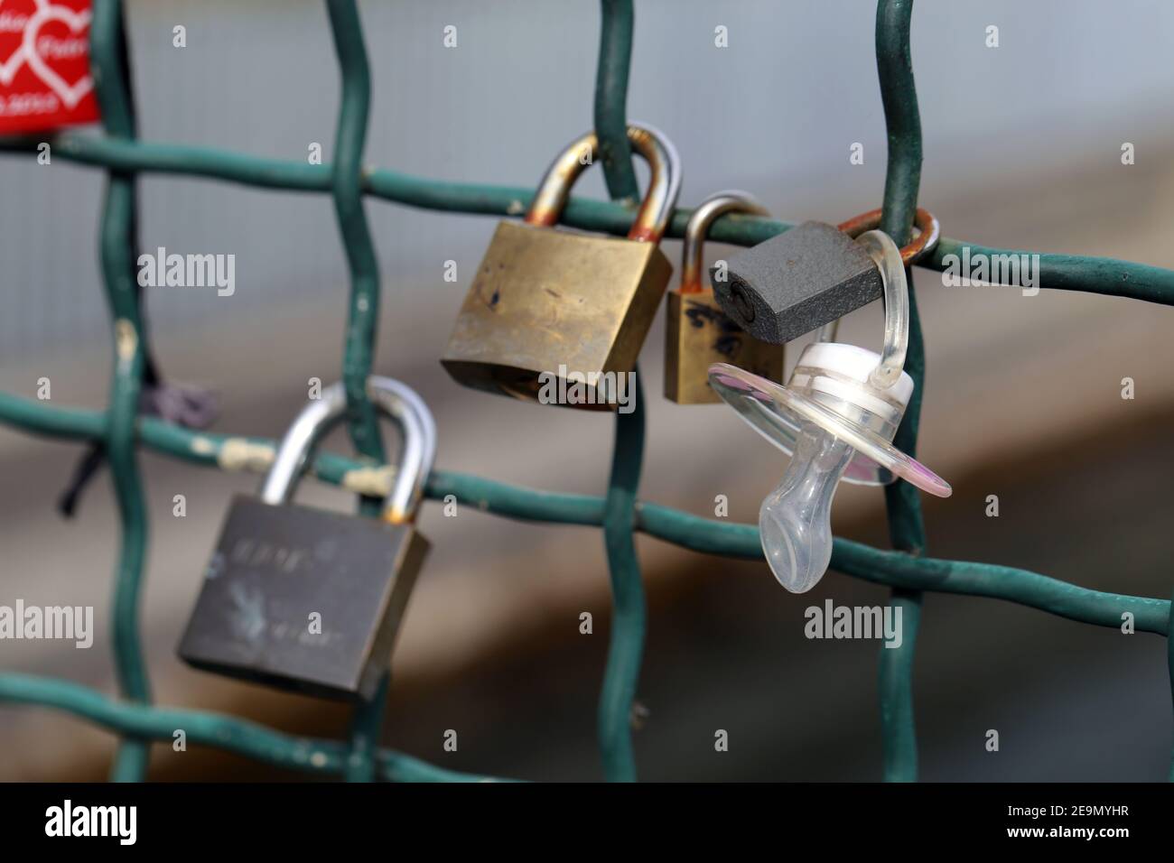 Switzerland zurich love locks hi-res stock photography and images - Alamy