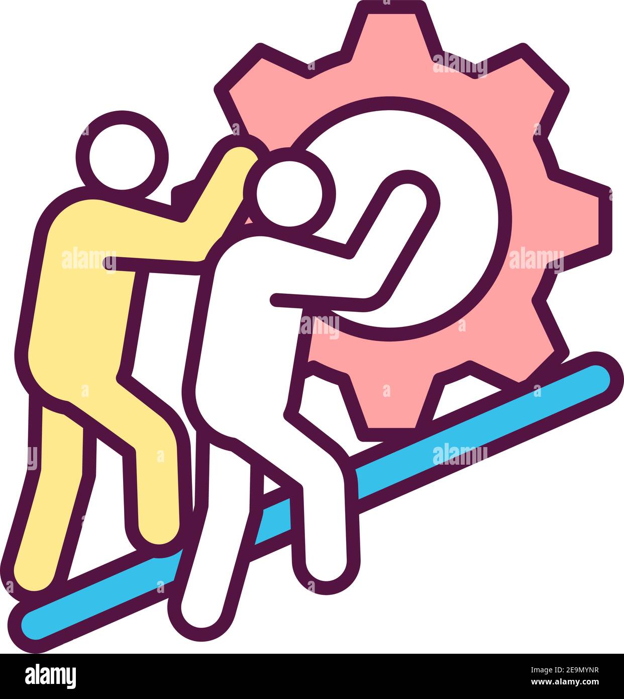 Work teammate Stock Vector Images - Alamy