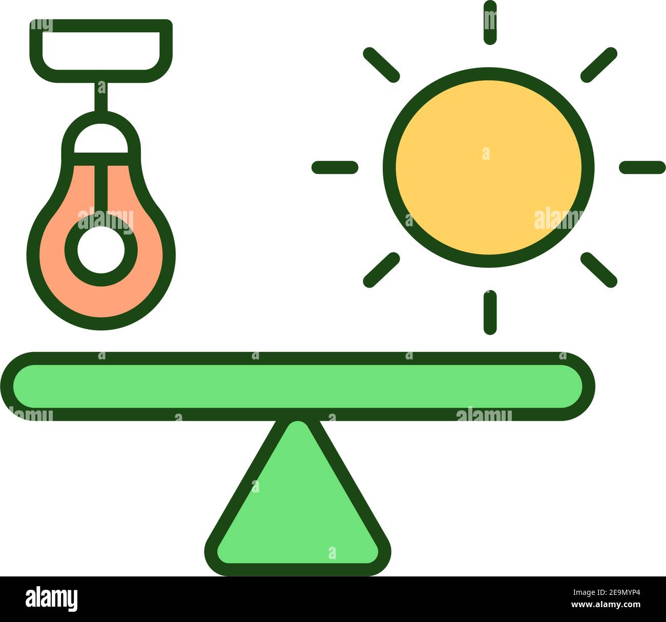 Alternative light source Stock Vector Images - Alamy