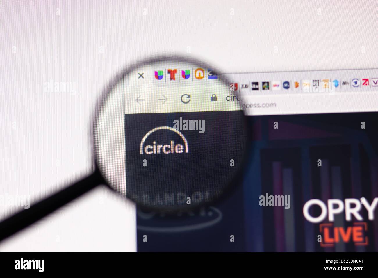 Los circle logo hi-res stock photography and images - Alamy