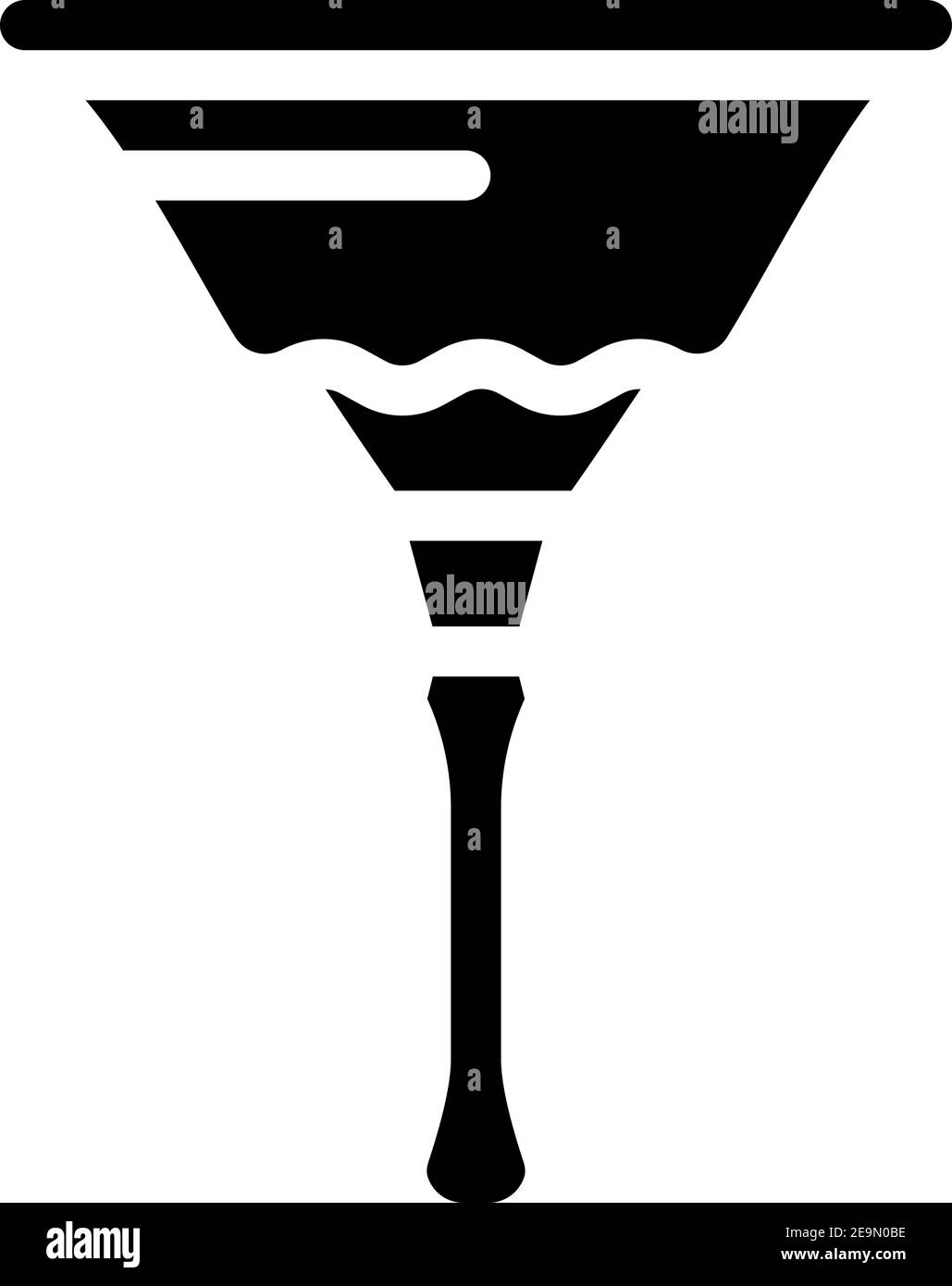brush for cleaning windows glyph icon vector illustration Stock Vector ...