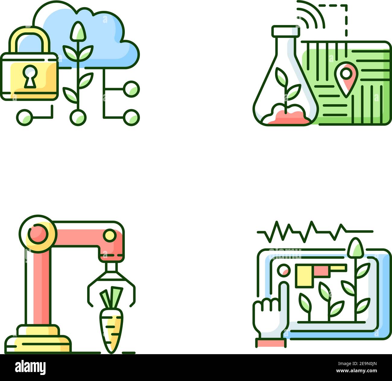 Agronomy robotic Stock Vector Images - Alamy