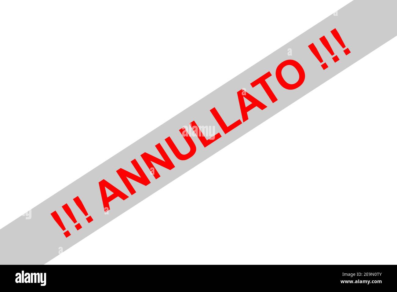 Annullato hi-res stock photography and images - Alamy