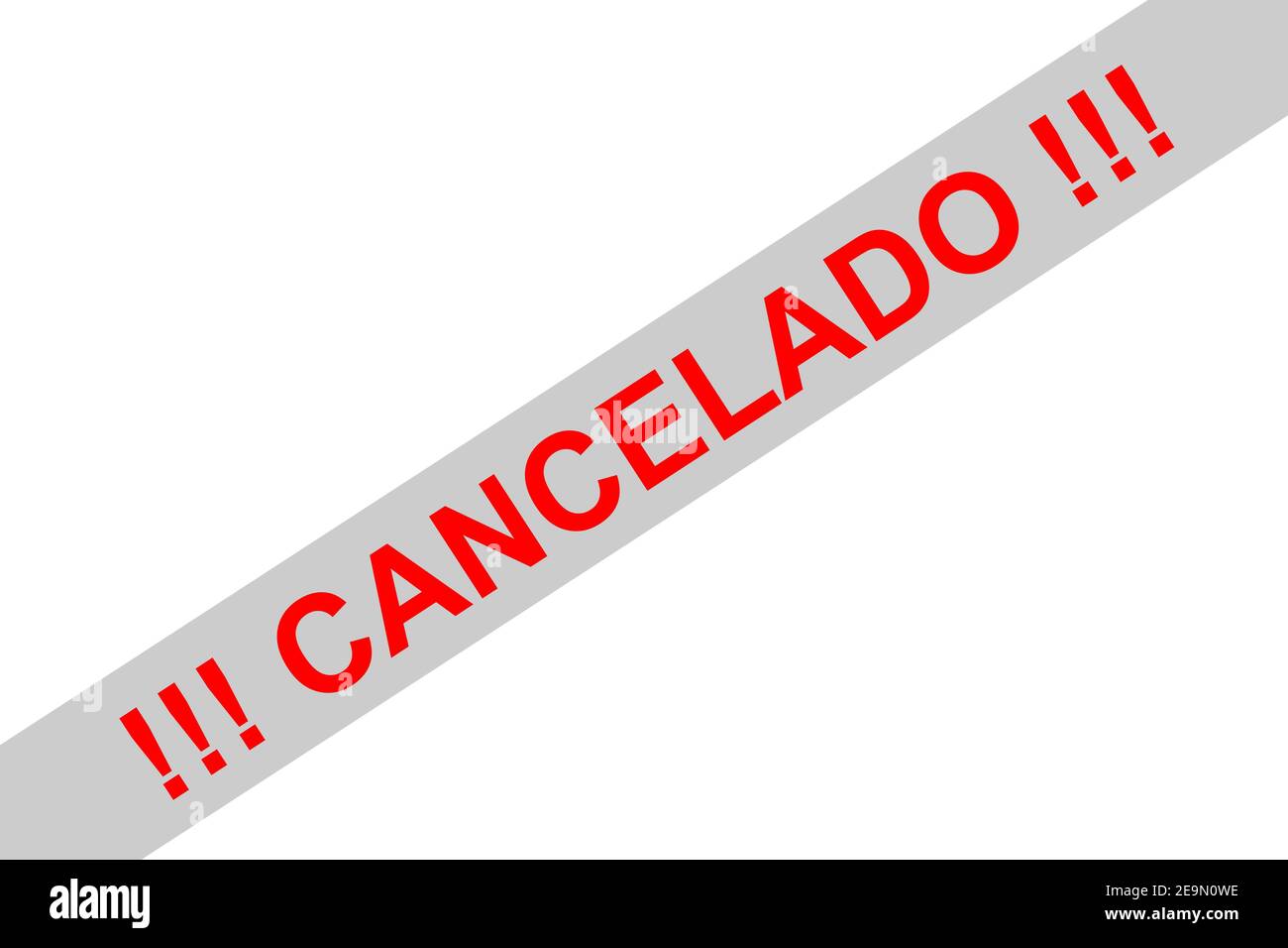 Cancelado hi-res stock photography and images - Alamy