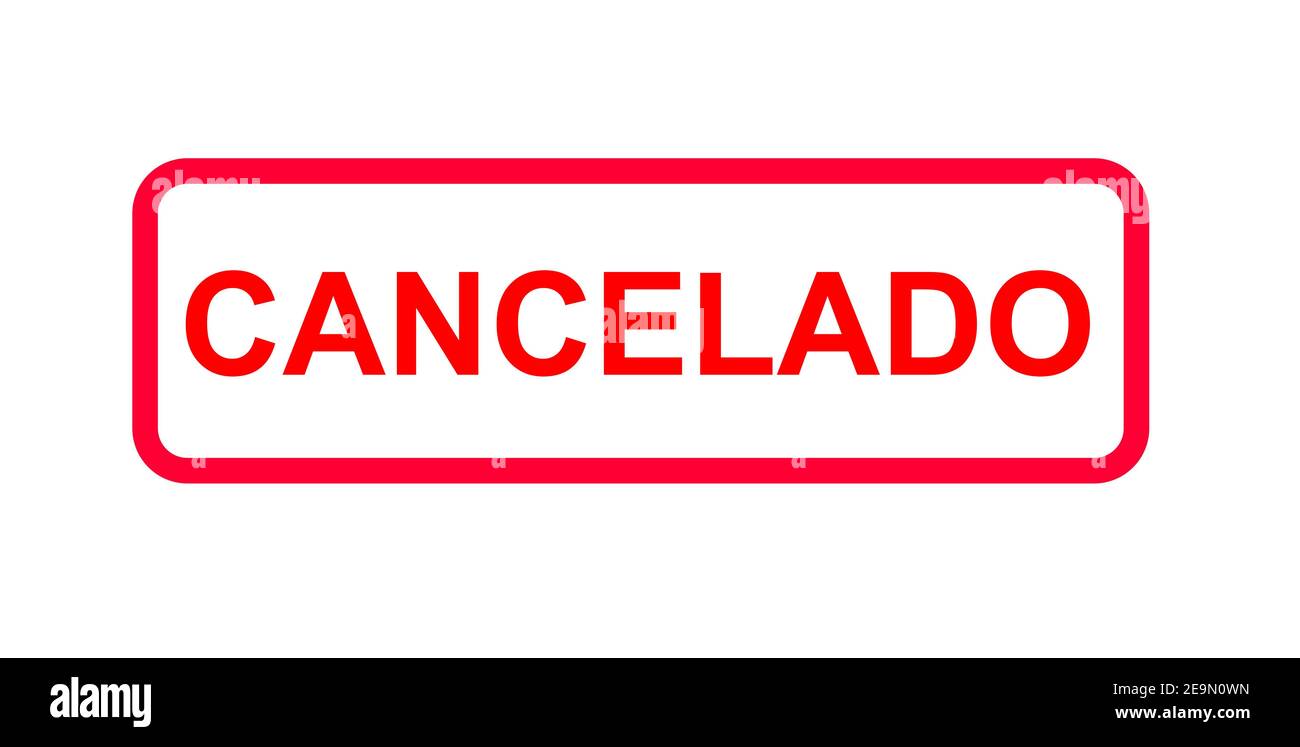 Red sign in spanish or portuguese letters with the information (Evento ...