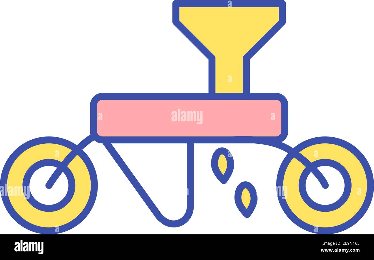 Machine for planting seeds RGB color icon Stock Vector Image & Art - Alamy