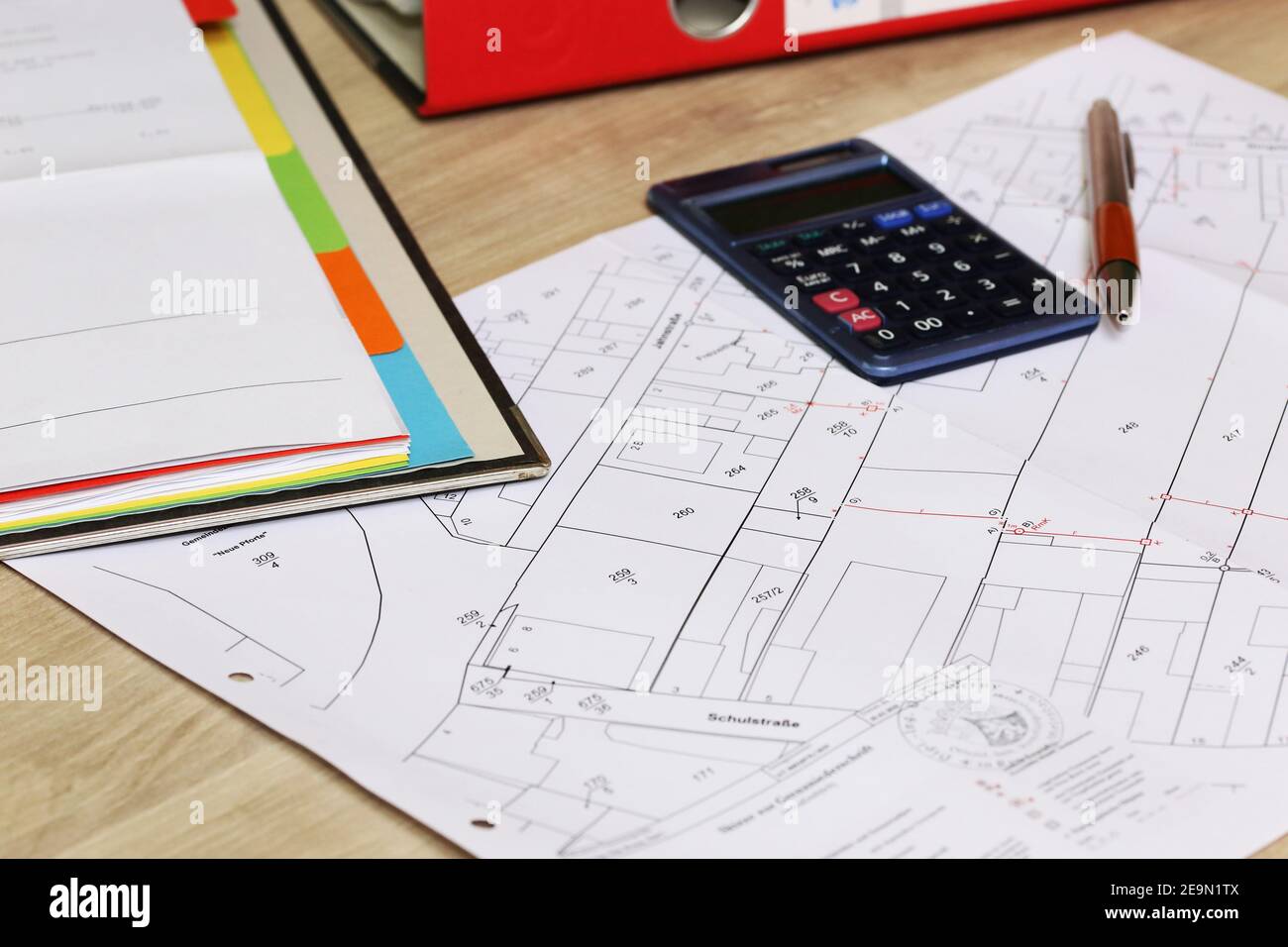Symbol image: Urban Development plan Stock Photo - Alamy