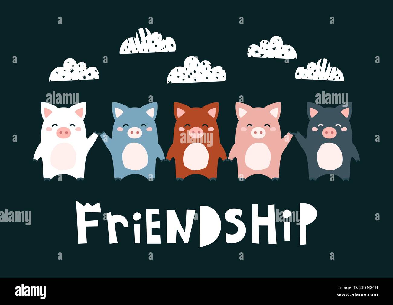 Pig piglets Stock Vector Images - Alamy