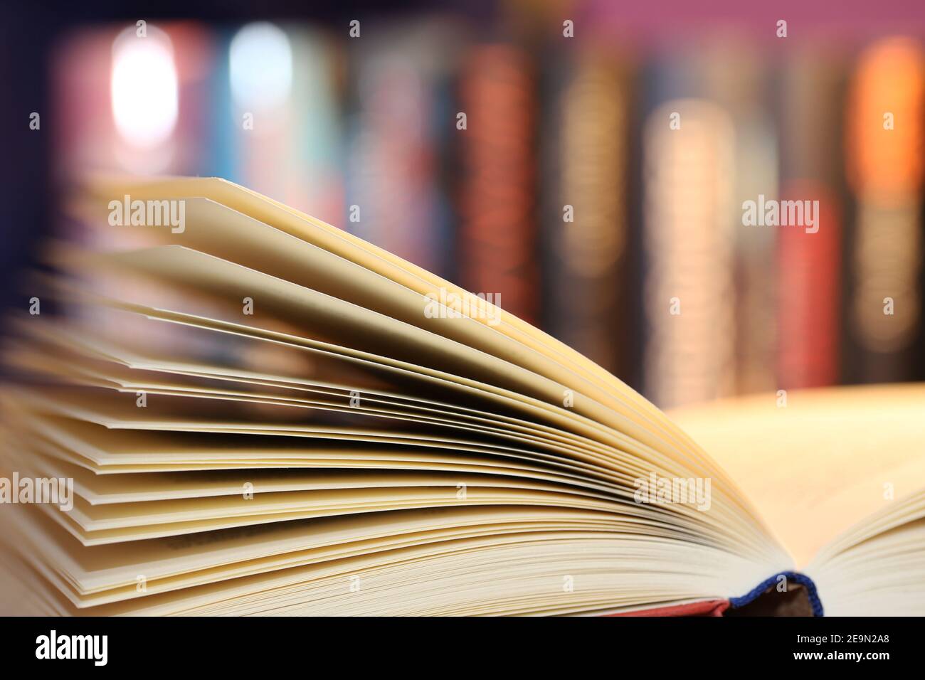 Book opened book shelf hi-res stock photography and images - Alamy