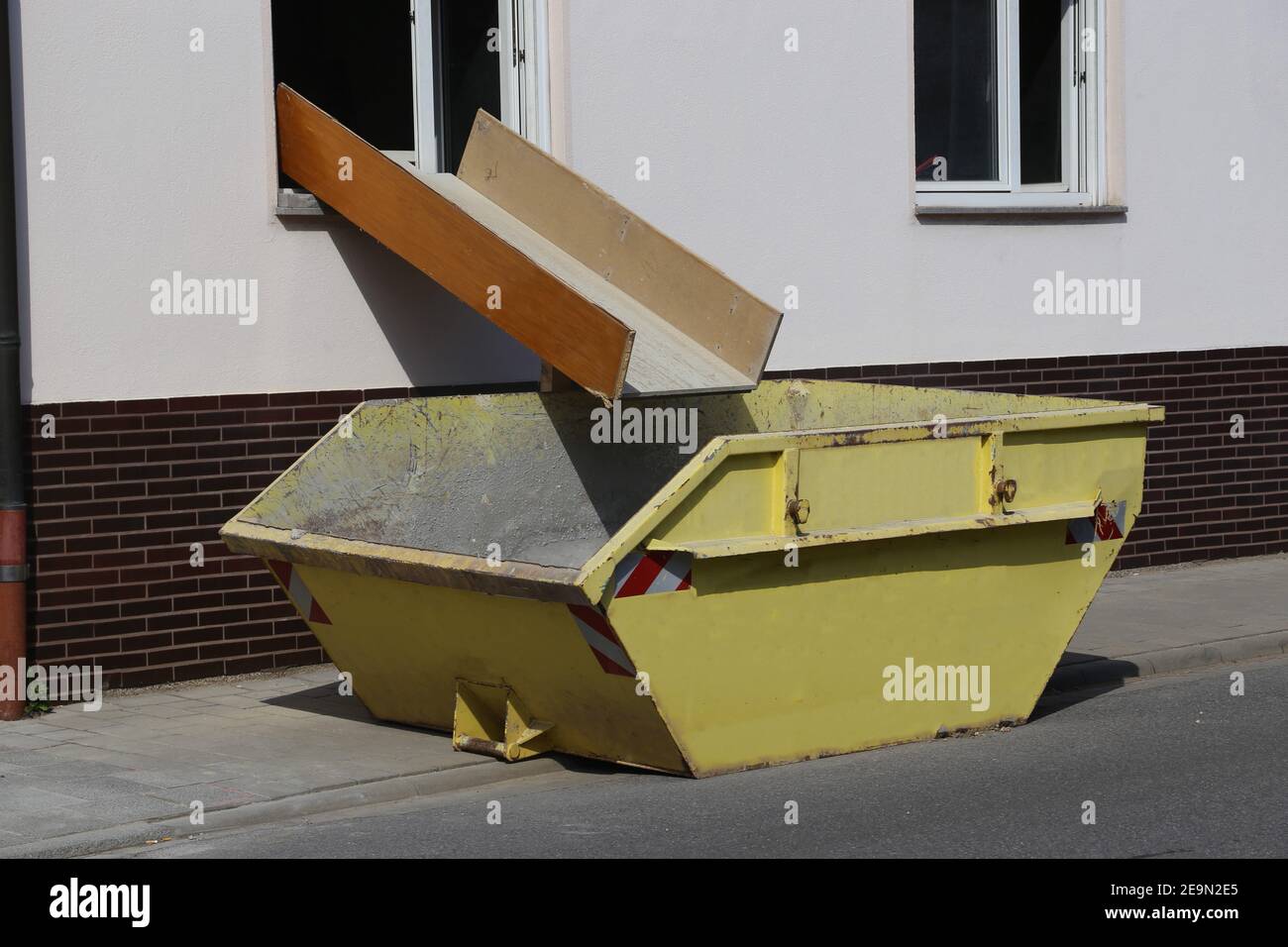 Container for recycling of rubble Stock Photo - Alamy