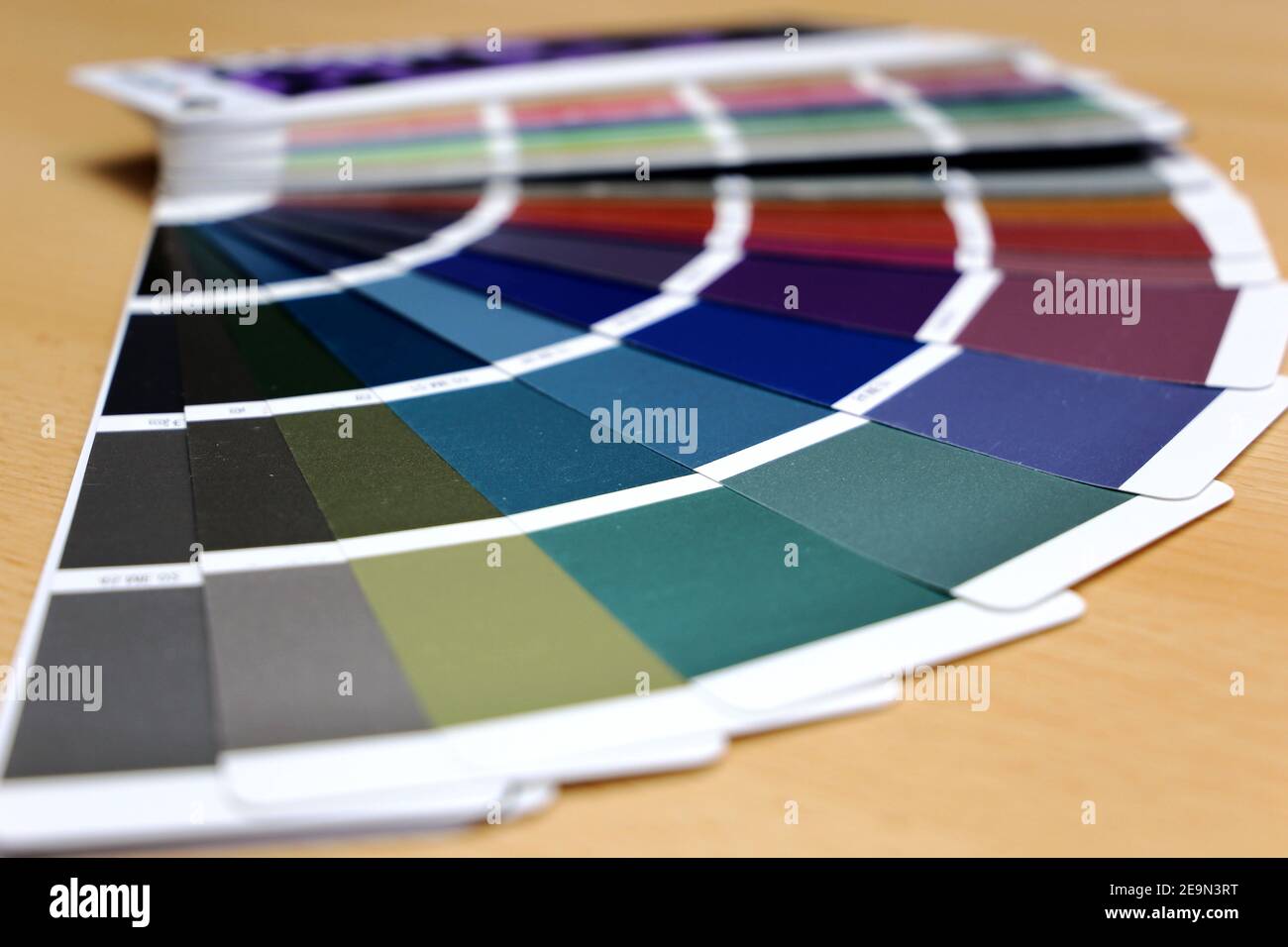 RAL color fan Stock Photo - Alamy