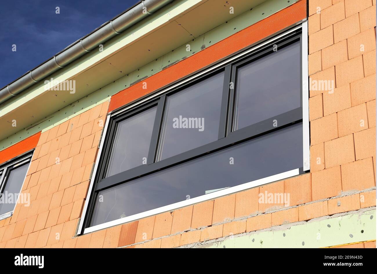 New plastic window, exterior shot Stock Photo - Alamy