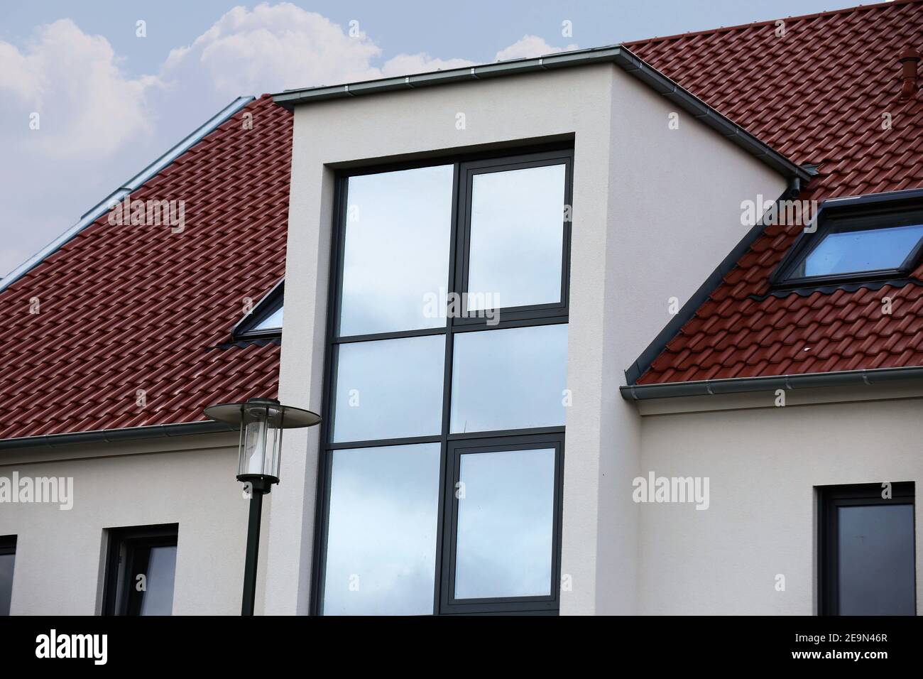Large window facade on a modern building Stock Photo - Alamy