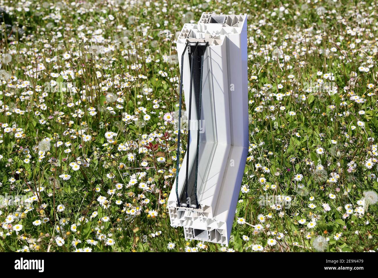 Wooden window profile section hi-res stock photography and images - Alamy