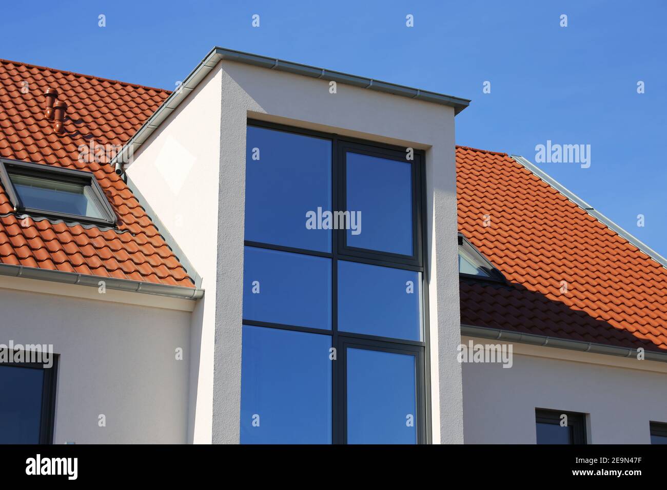 Large window facade on a modern building Stock Photo - Alamy