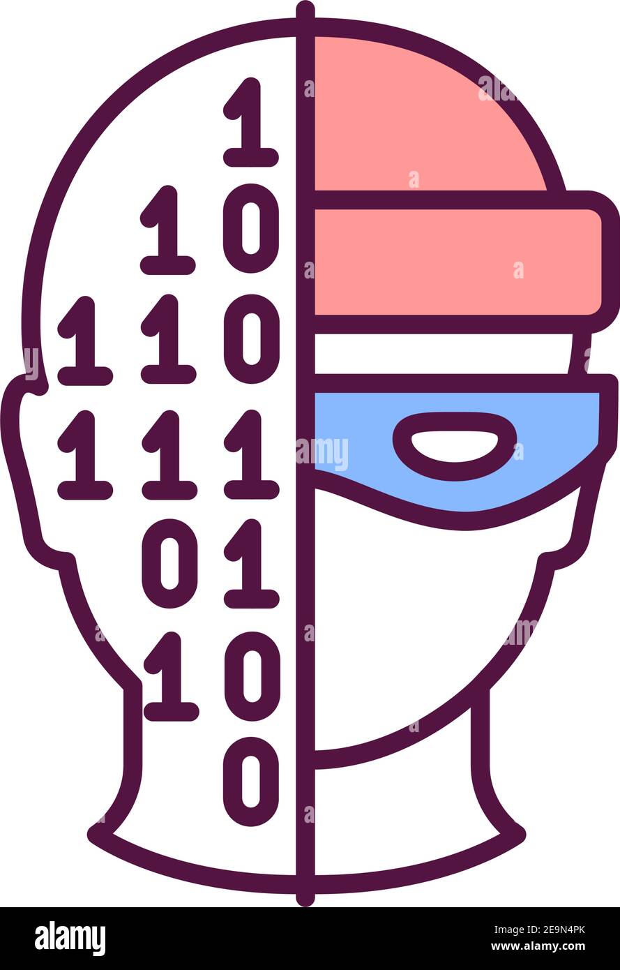 Cyber crime RGB color icon Stock Vector Image & Art - Alamy