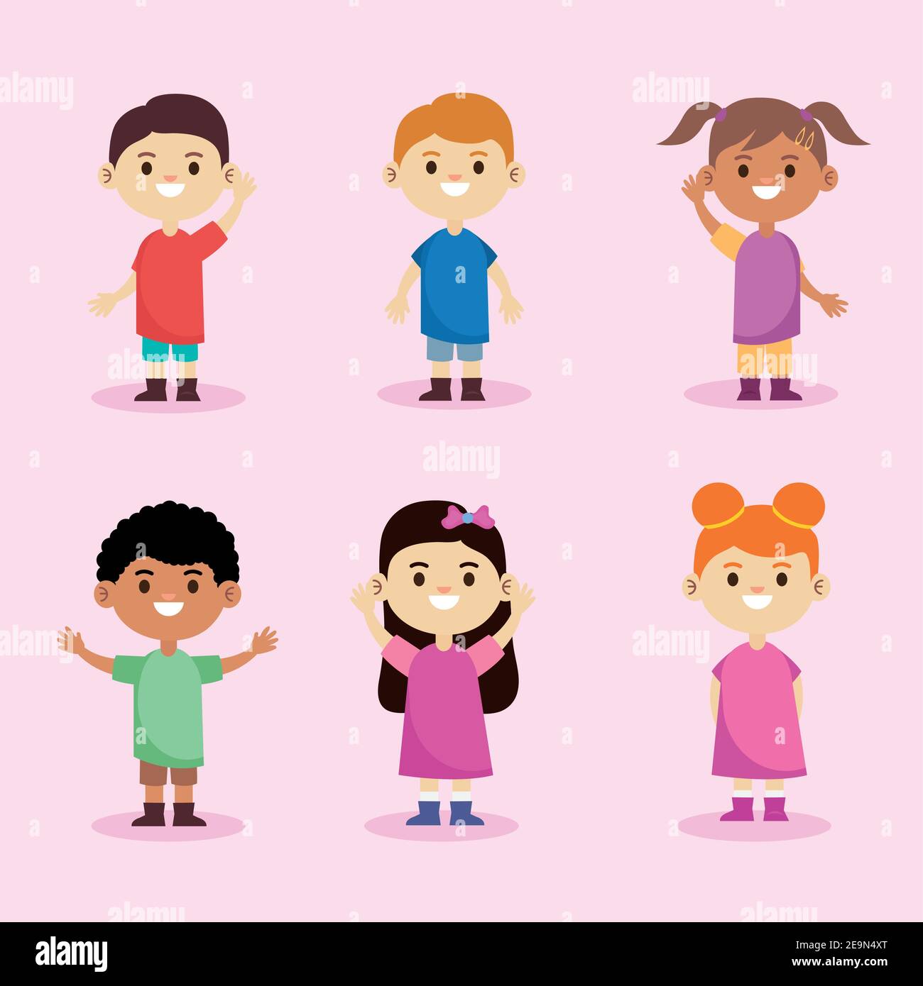 6 students Stock Vector Images - Alamy