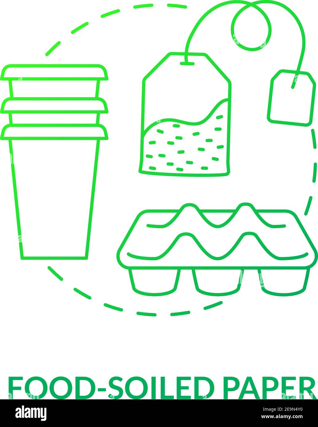 Food-soiled paper concept icon Stock Vector Image & Art - Alamy