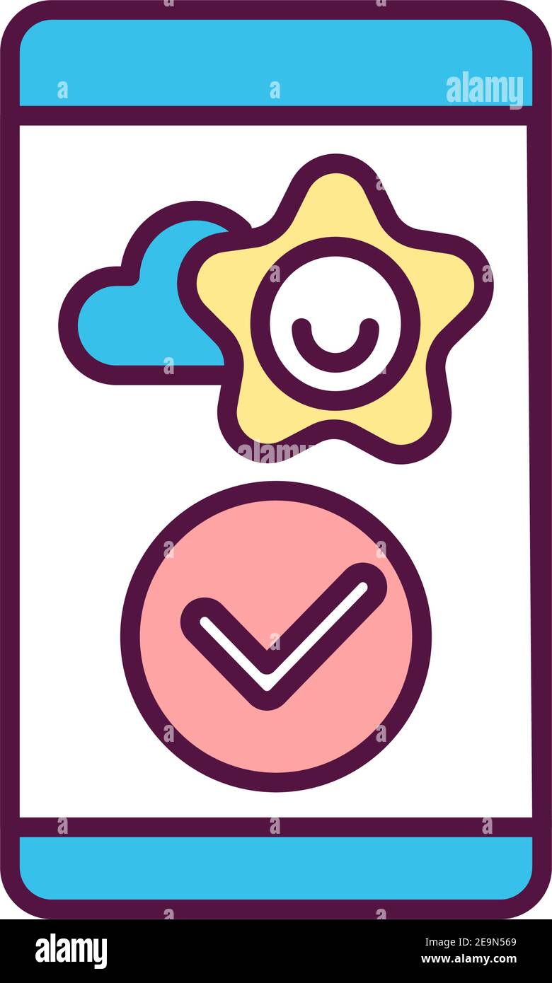 Satisfaction complete Stock Vector Images - Alamy