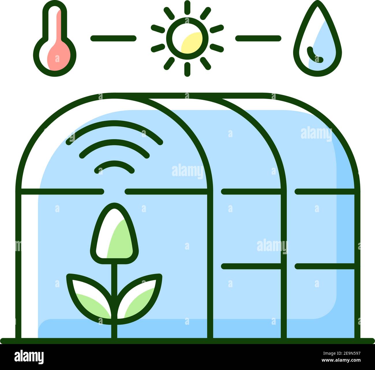Indoor farming Stock Vector Images - Alamy
