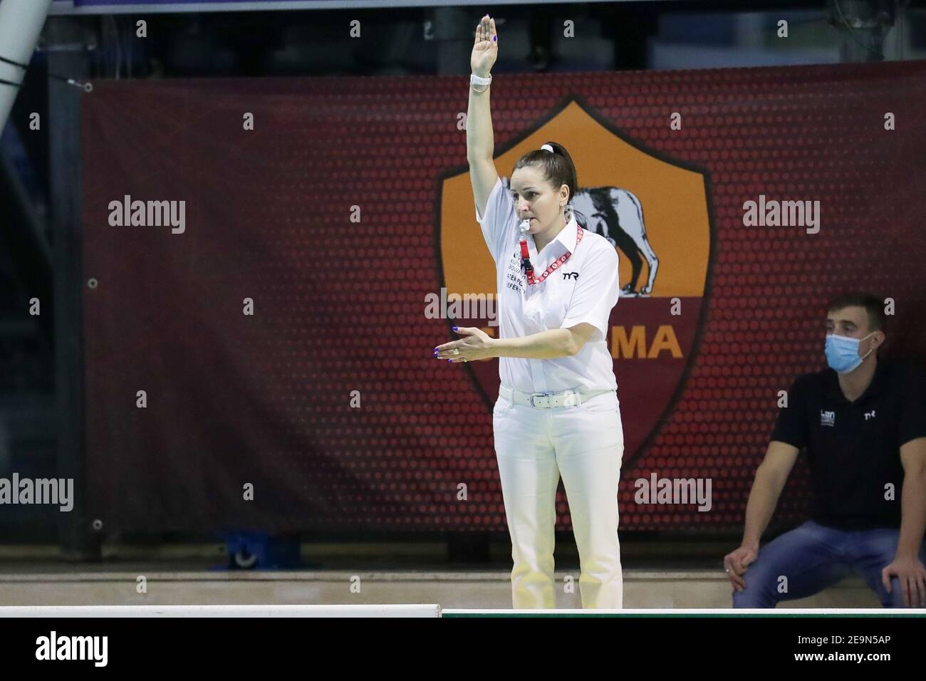 Aquatic Center of Ostia, Roma, Italy, 05 Feb 2021, referee match during ...
