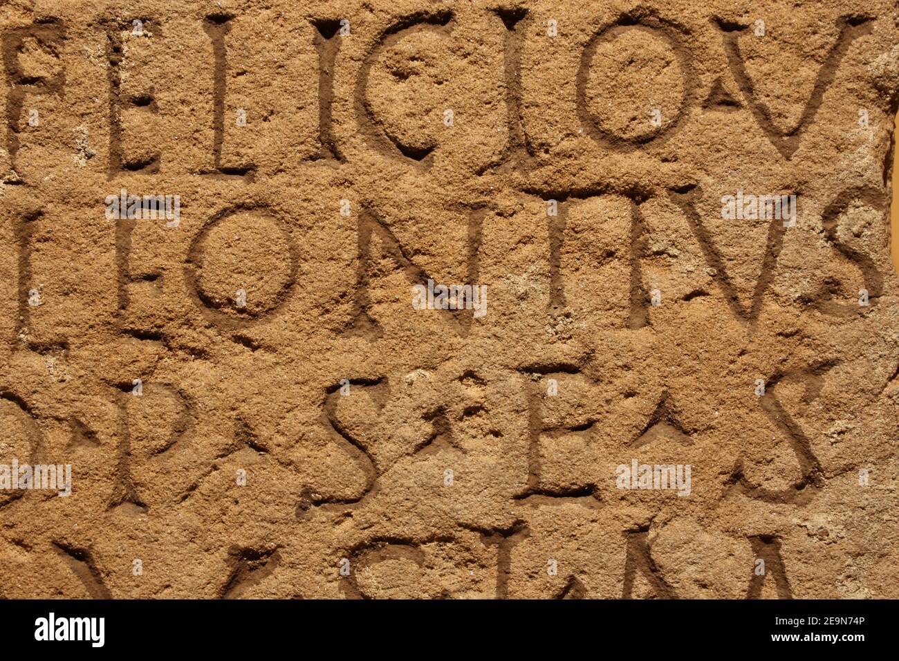 Latin letters inscription hi-res stock photography and images - Alamy