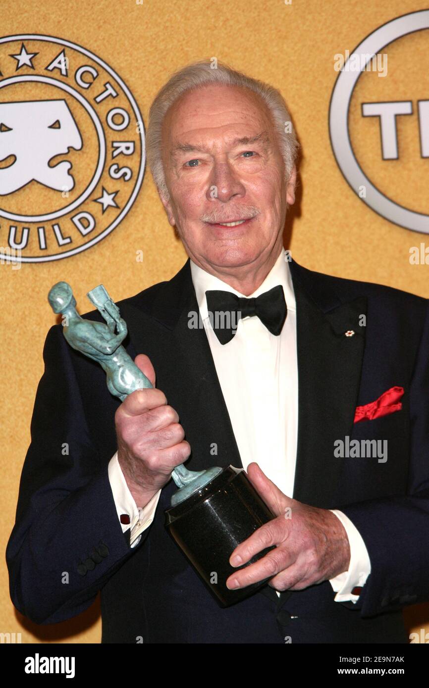 **FILE PHOTO** Christopher Plummer Has Passed Away. Christopher Plummer ...