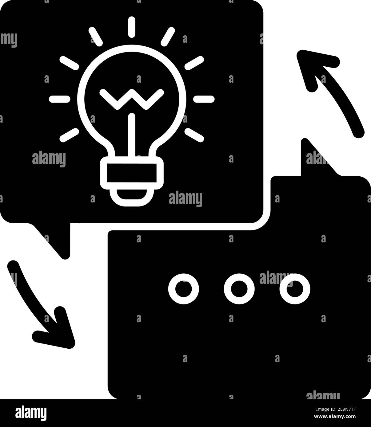 Sharing the experience Stock Vector Images - Alamy