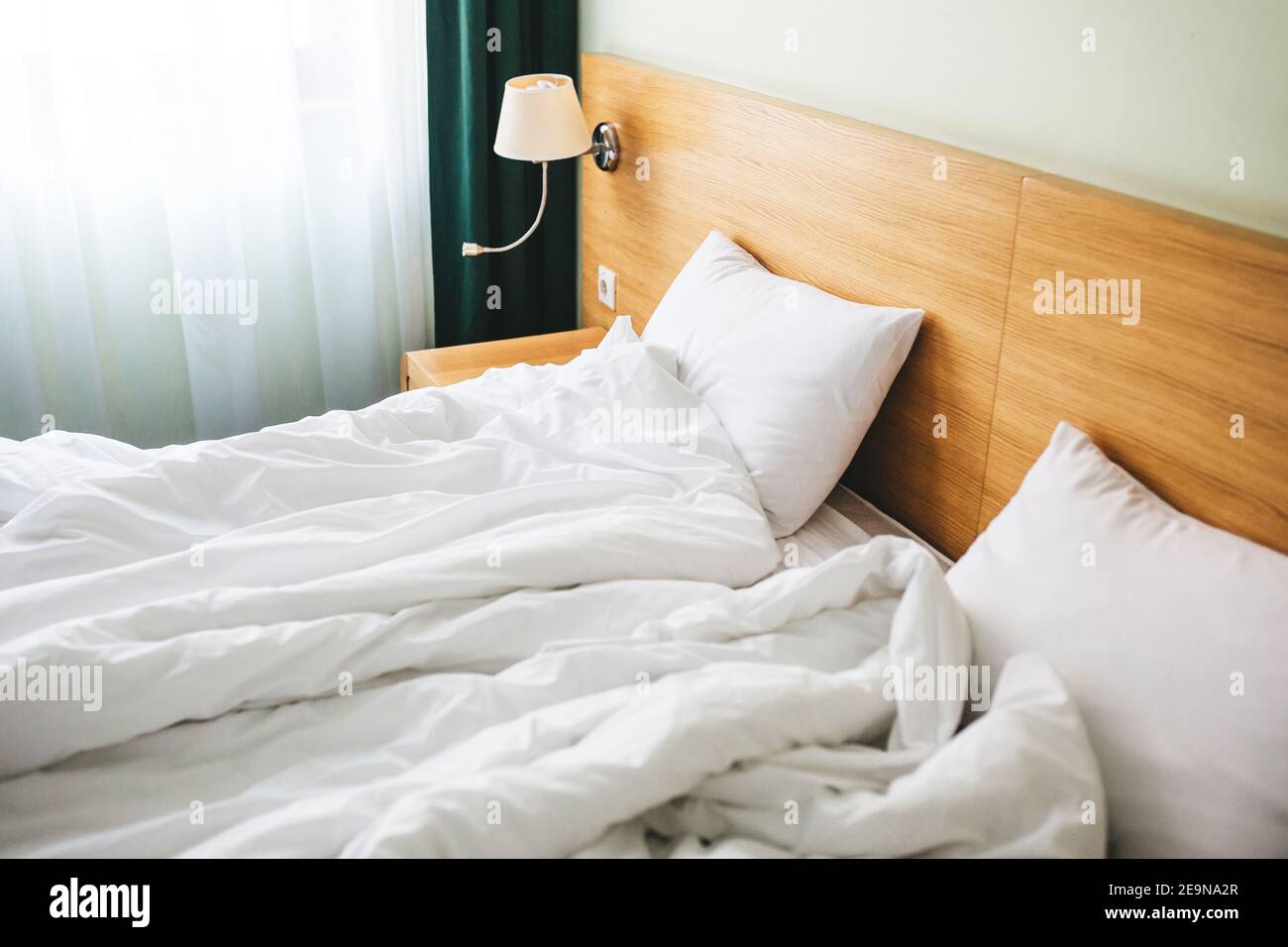 Rumpled bed hi-res stock photography and images - Alamy