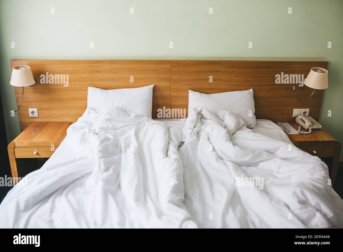 Rumpled bed hi-res stock photography and images - Alamy