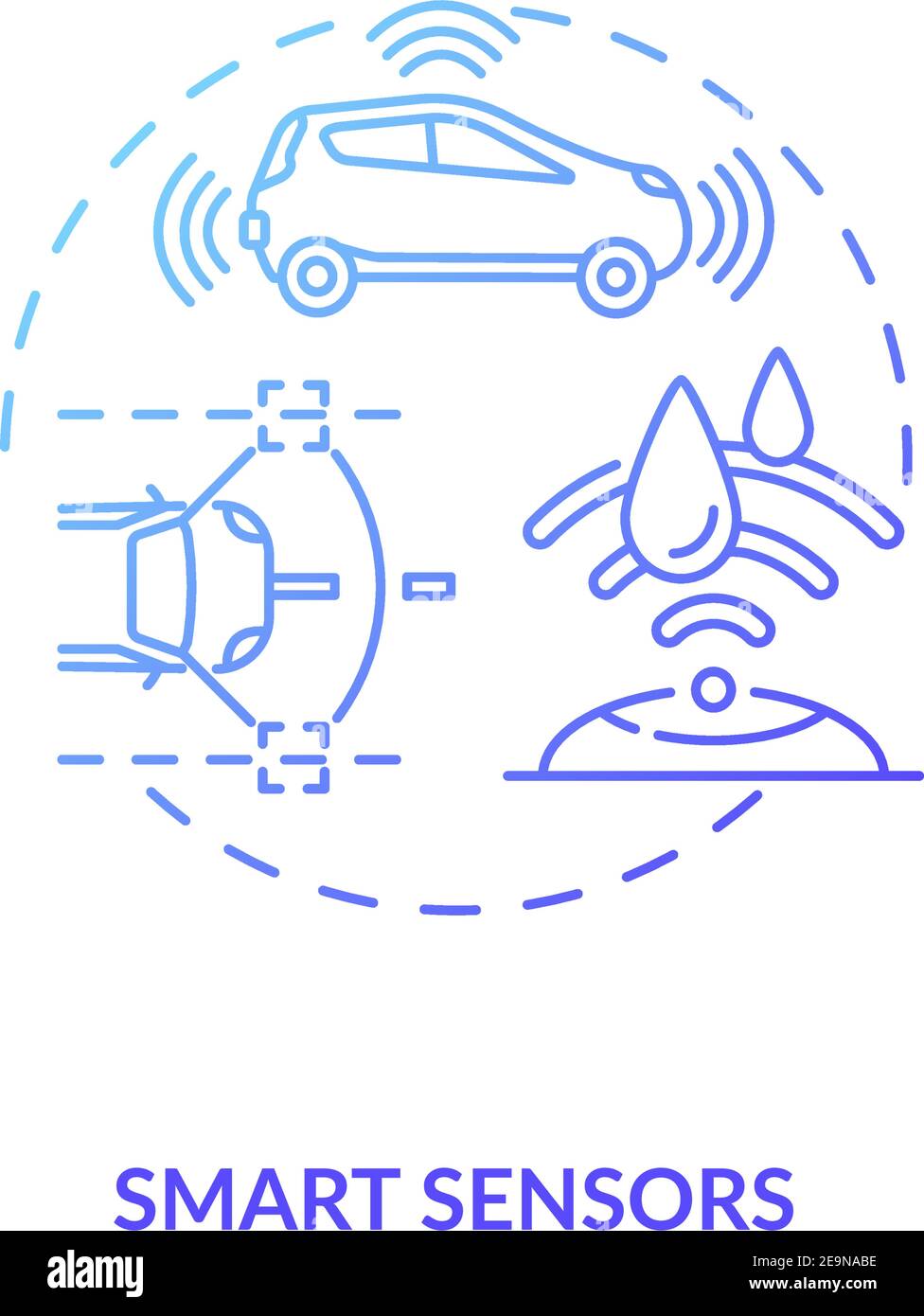 Smart sensors concept icon Stock Vector Image & Art - Alamy Smart sensors concept icon Stock Vector Image & Art - Alamy