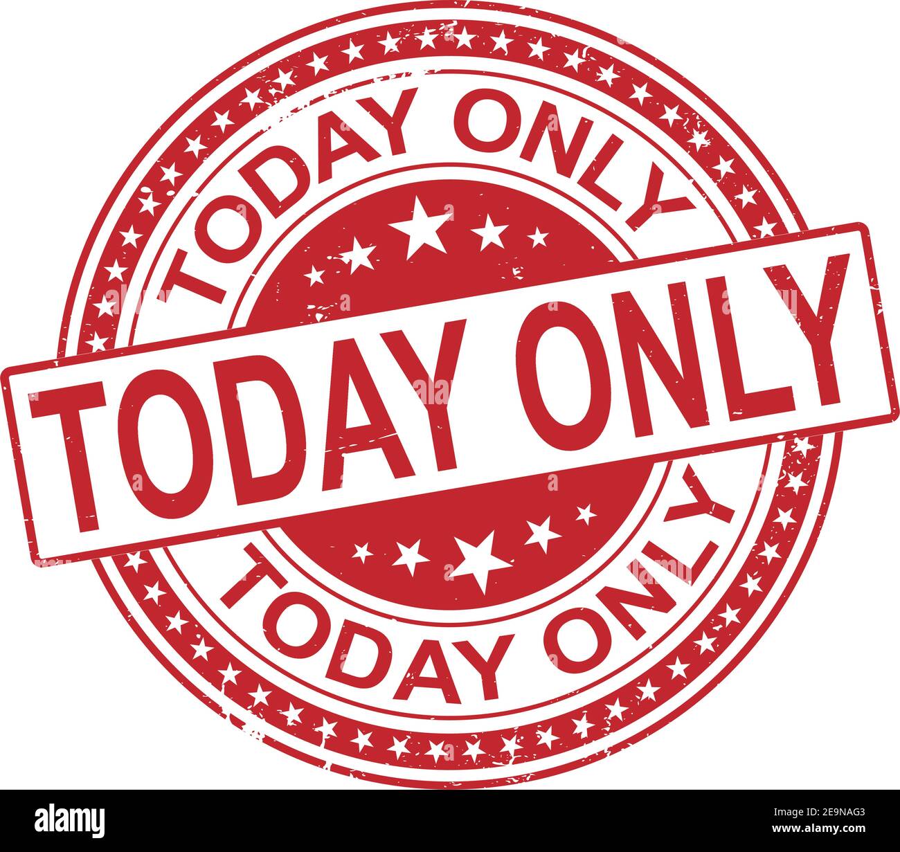 Abstract stamp or label with the text Today Only written inside, vector ...
