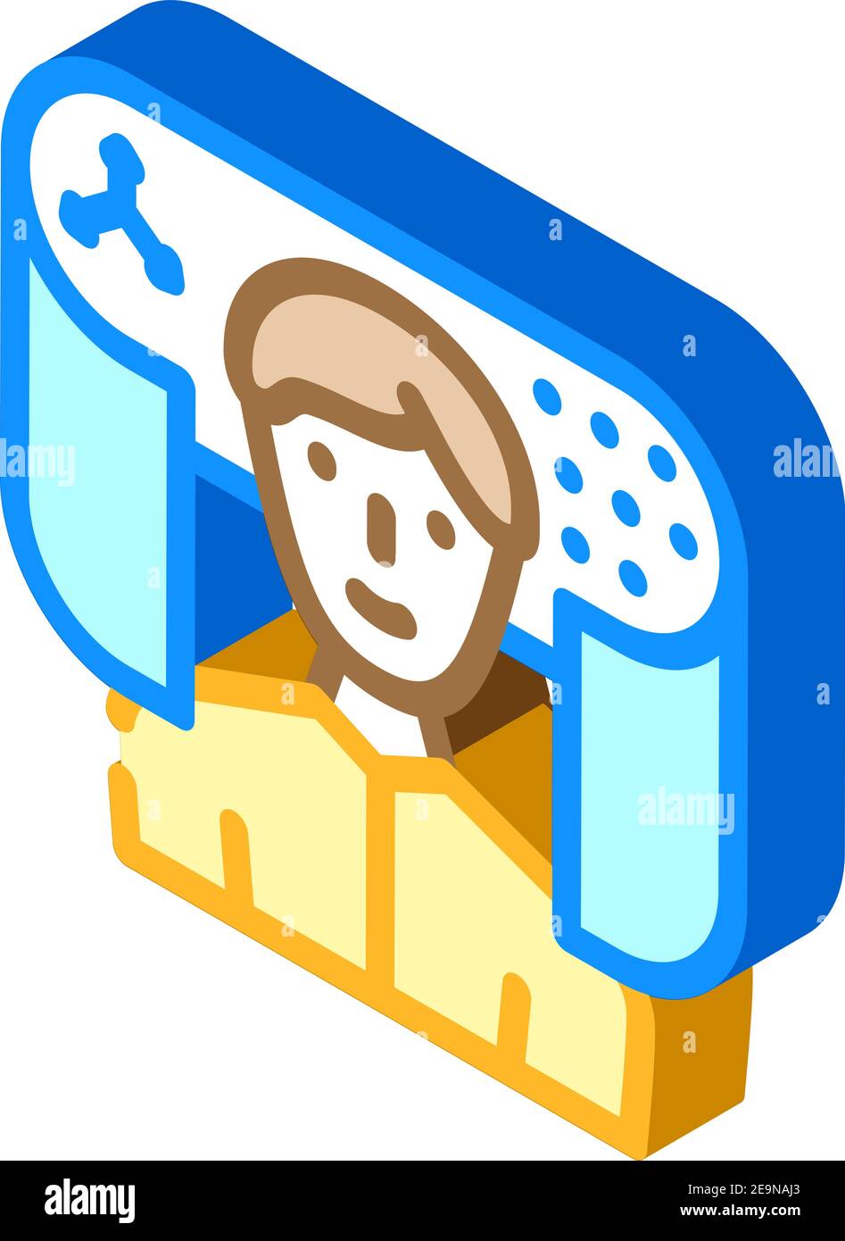 3d modeling isometric icon vector illustration flat Stock Vector Image ...