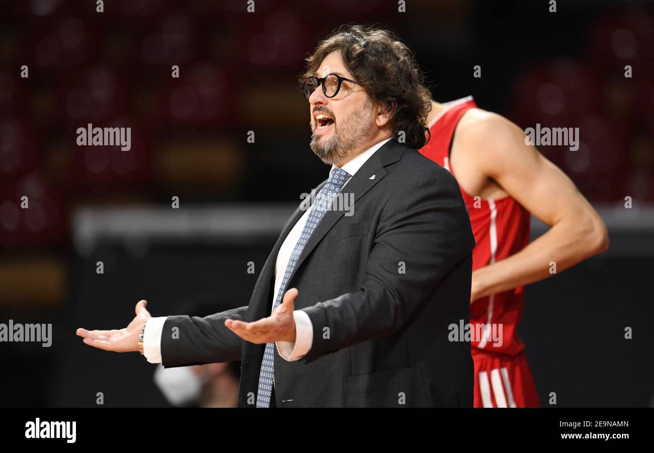 Munich, Germany. 05th Feb, 2021. Basketball: Euroleague, FC Bayern ...