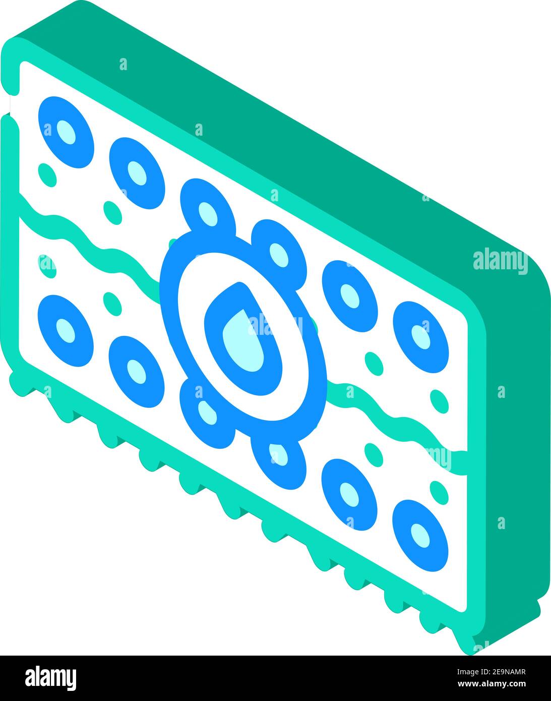 water absorption isometric icon vector illustration flat Stock Vector ...